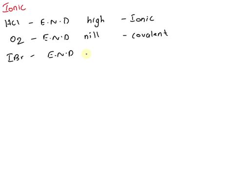 Solved Identify The Compound With The Highest Percent Ionic Character Hcl O2 Ibr Ccl4 Naf