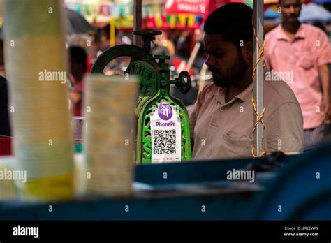 A Unified Payment Interface UPI Barcode Or QR Code Is Kept At A