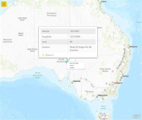 ArcGIS Map Embedded In Power BI Showing The Nodes In The Case Study S Download Scientific