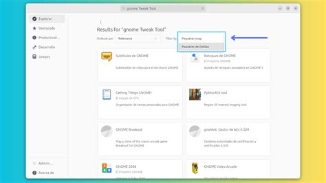 Cómo instalar y usar GNOME Tweak Tool Retoques