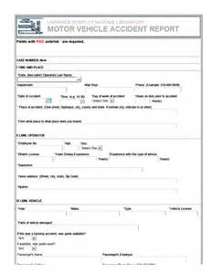 Car Accident Report Form Template Great Professionally Designed Templates