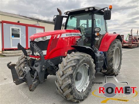 tracteur agricole massey ferguson 7716 d6 ef à vendre sur romet