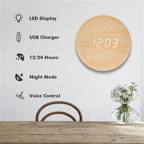 Buy Silent Led Classroom Digital Clock Lighted Wall Digital Clock Large Display Smart Cute Time