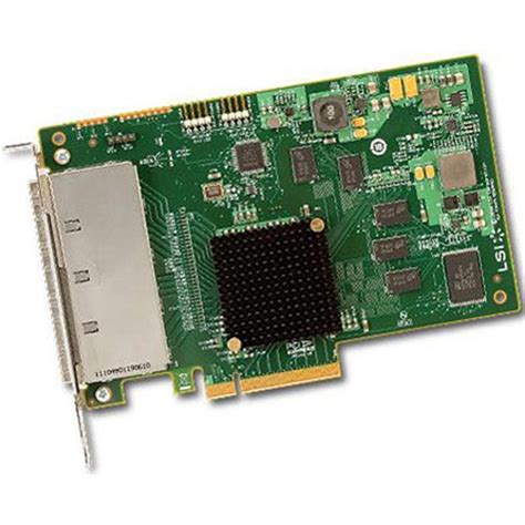 Контроллер LSI SAS 9201 16E SNGL PCI E 16 port 6Gb s SAS SATA Host Bus Adapter купить в