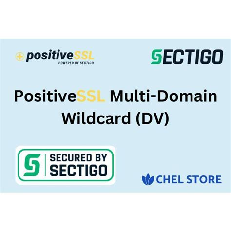 Promo Positivessl Multi Domain Wildcard Dv Ssl Tls Certificate