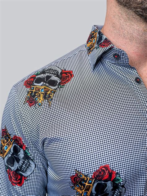 Fibonacci Skull King Grey Maceoo