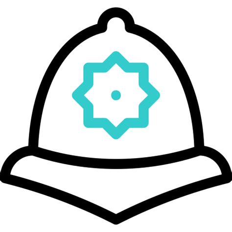 Police Basic Accent Outline Icon