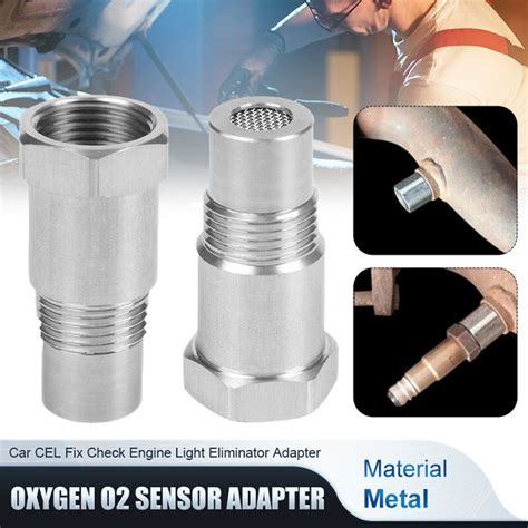 Car Oxygen O2 Sensor Adapter CEL Fix Check Catalytic Converter M18 1 5 Built Car Oxygen Sensor