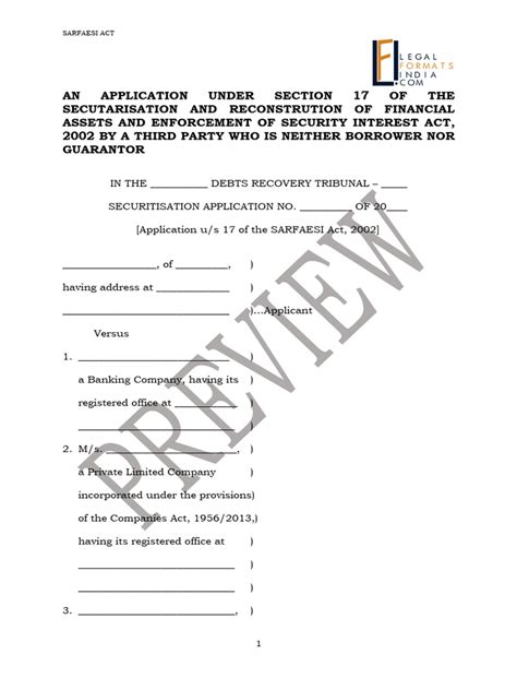 S 17 By A Third Party Sample Pdf Business Private Law