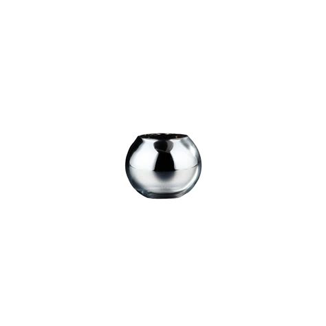 Cc Home Furnishings 45 Metallic Clear And Silver Glass Ball Vase