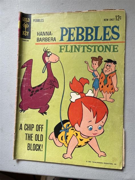 Pebbles Flintstone 1963 Comic Books Silver Age Gold Key Humor Satire Hipcomic