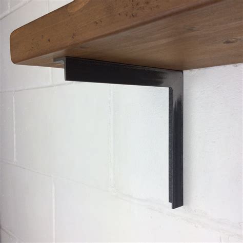 Minimalist Shelf Brackets Black