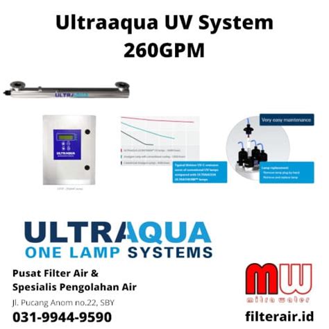 Ultraaqua Uv System 260gpm Mitra Water Pusat Filter Air Surabaya