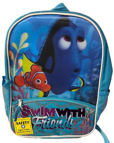 Disney Pixar Finding Nemo Backpack Nemo And Dory Swim With Friends Artofit