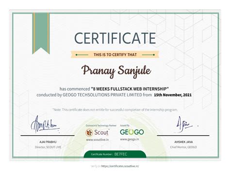 Pranay Sanjule On Linkedin Fullstackdevelopment Internship