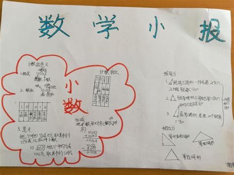 北师大版六年级数学上册手抄报 六年级数学手抄报 普车都