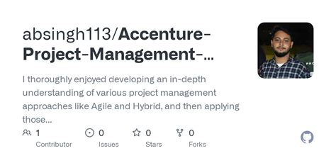 Github Absingh Accenture Project Management Virtual Experience