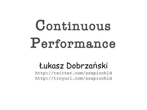 Continuous Performance Testing Pdf