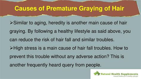 Ppt Herbal Hair Oil To Stop Premature Graying Of Hair Powerpoint