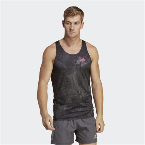 Adidas Adizero Singlet Black Adidas Singapore