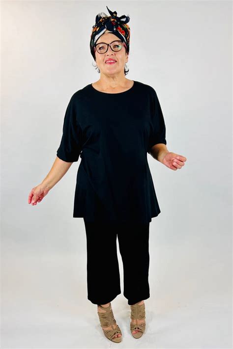 Glide Easy Shaped Tunic Black Sale 30off Auto Applied Checkout