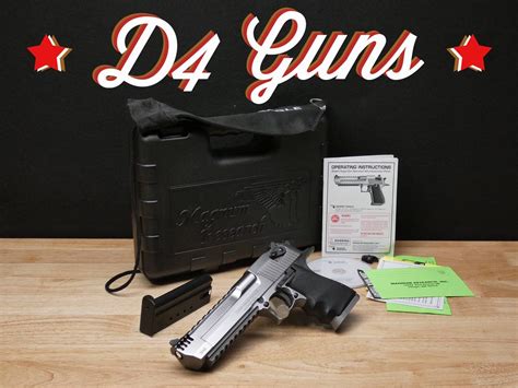 Magnum Research Desert Eagle MK XIX Stainless 50 AE D4 Guns