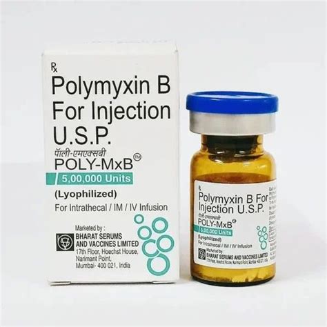 Polymyxin B Sulphate Injection 2 5 Mg At 2267 54 Vial In Nagpur ID 2850903601355