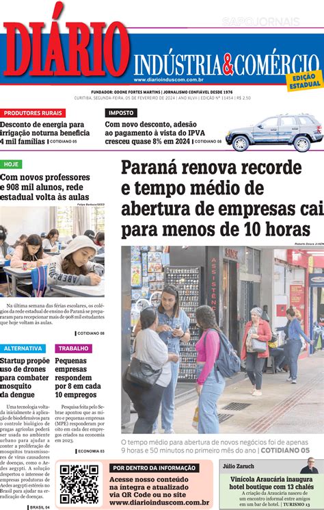 Diário Indústria Comércio fev Jornais e Revistas SAPO pt Última hora e notícias