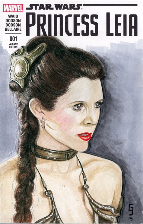 Star Wars Princess Leia Comic 1 Slave Leia By Georgejosephart