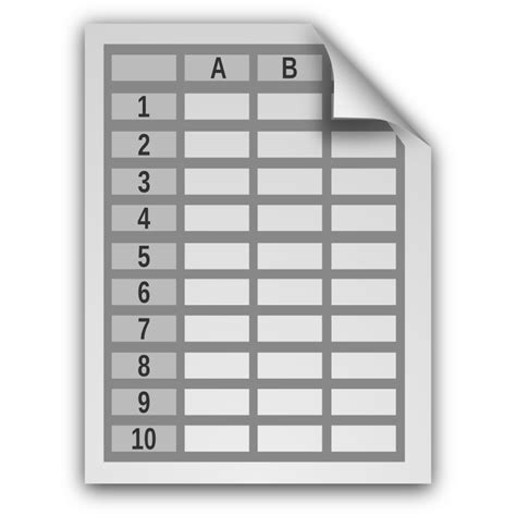 spreadsheet vector svg icon png repo free png icons