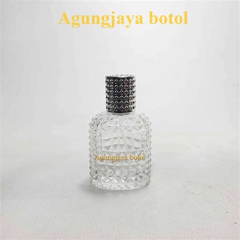 Jual Botol Parfum Spray Kaca Kosong 50 Ml Durian Transparan Botol