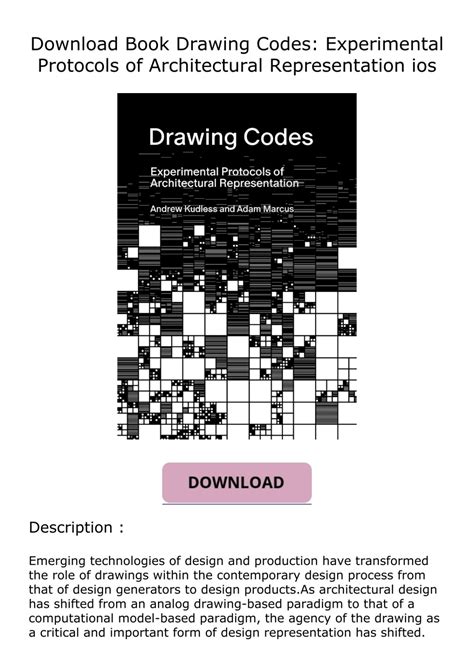 Download Book Drawing Codes Experimental Protocols Of Architectural