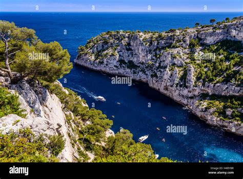 France Provence Bouches Du Rhône Riviera Cassis Calanque Den Vau