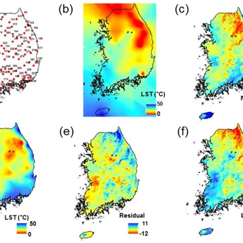 Conditional Merging Process For Modis Lst A Observed Lst Are