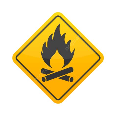 Advertencia De Incendio Información Precaución Peligro PNG