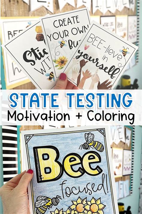 Testing Motivation Bulletin Board Posters First Day Of Summer School