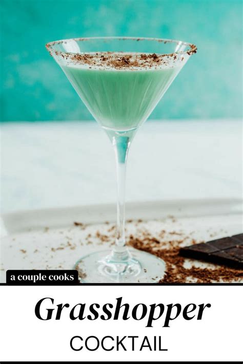 Classic Grasshopper Drink Recipe Grasshopper Cocktails Grasshopper