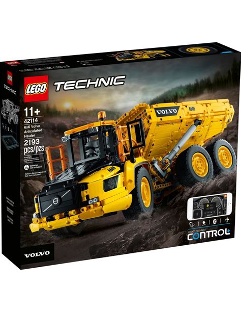 Knickgelenkter Muldenkipper Volvo 6x6 Lego 42114
