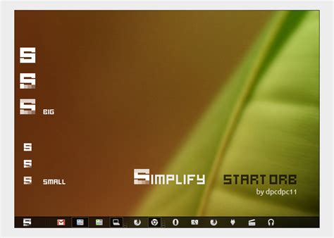 Simplify Start Orb SkinPack