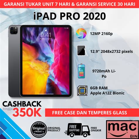 Jual IPad Pro 2020 11 12 9 Inch Wifi Cellular Second 1TB 512GB 256GB 64GB Shopee Indonesia