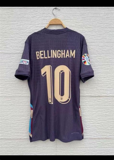 2024 Uefa イングランド代表 Bellingham アウェーユニフォーム トップス