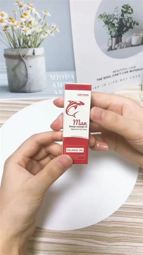 Lanthome Herbal Man Penis Enlarge Massage Oil Thickening Increase