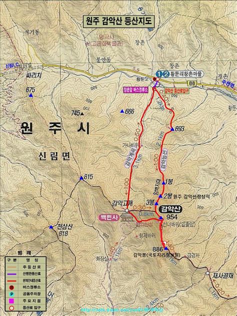감악산 짧지만 옹골찬 암릉과 조망