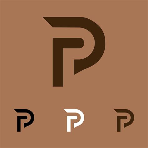 Premium Vector P Letter Branding Logo Design