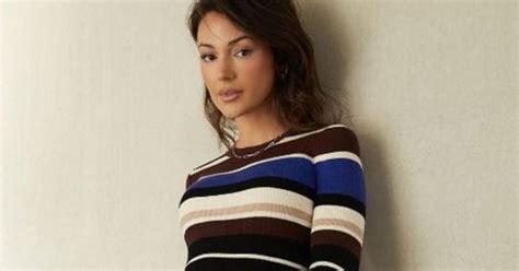 Michelle Keegan Wows In £45 Striped Midi Dress From Her Very Collection