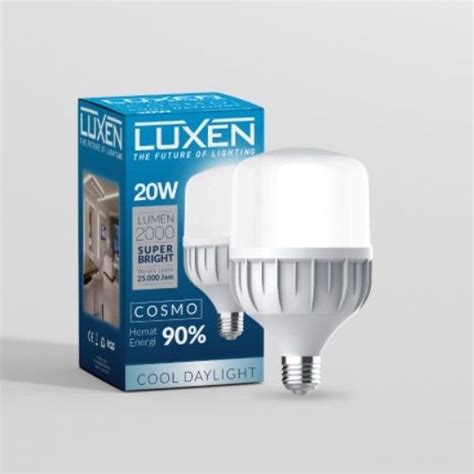 Jual Lampu LED Kapsul LED Jumbo W E LUXEN Bergaransi Shopee Indonesia