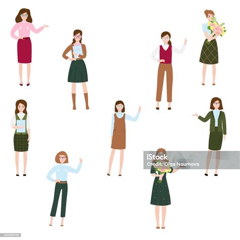 다른 포즈 세트에서 우아한 여성 세트 플랫 만화 스타일의 래스터 일러스트레이션 드레스에 대한 스톡 벡터 아트 및 기타 이미지 드레스 여자 행복 Istock