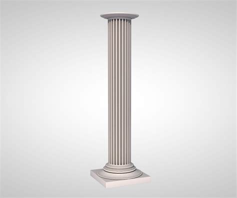 Column Free 3d Model 3ds Obj C4d Fbx Free3d