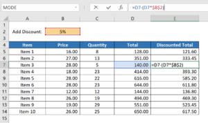 How To Anchor A Cell In Excel Also Multiple Cells