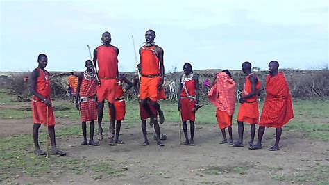 Masai Warriors Jumping Youtube